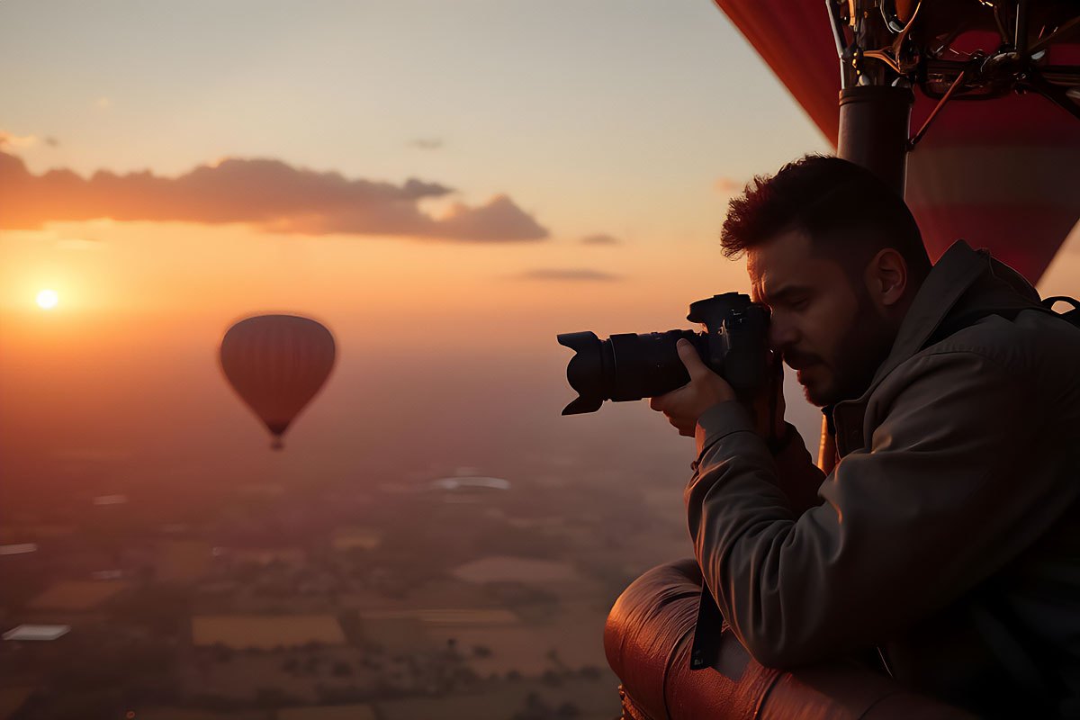 How to take the best pictures during a scenic balloon flight